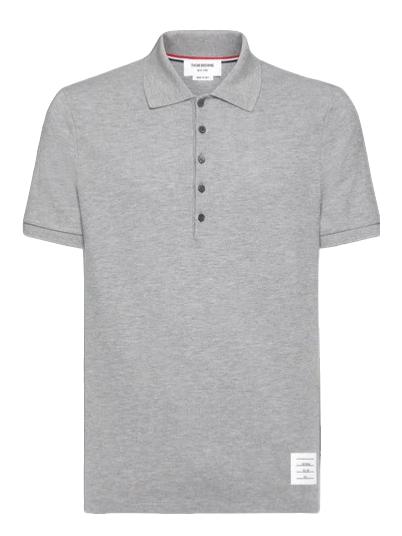 THOM BROWNE Thom Browne 4-Bar Short-Sleeved Polo Shirt